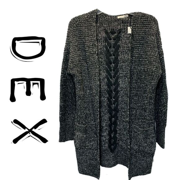 Dex | Sweaters | Nwtdexopencardiganwpocketlace | Poshmark